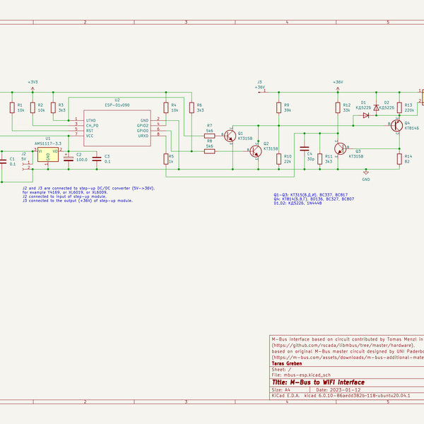 Web M-Bus gateway | Hackaday.io