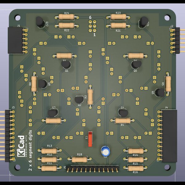 6 segment 2 digit LED display board | Hackaday.io