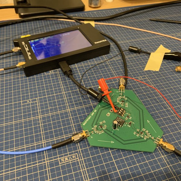 RF circulator using current feedback op-amp | Hackaday.io