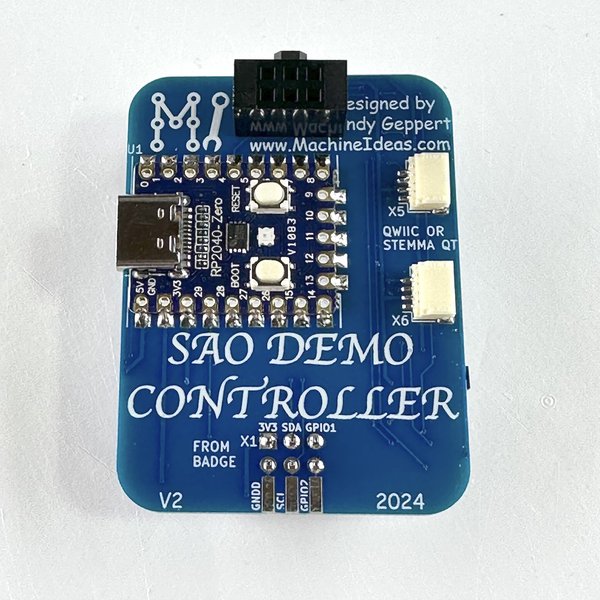 SAO DEMO Controller V2 | Hackaday.io