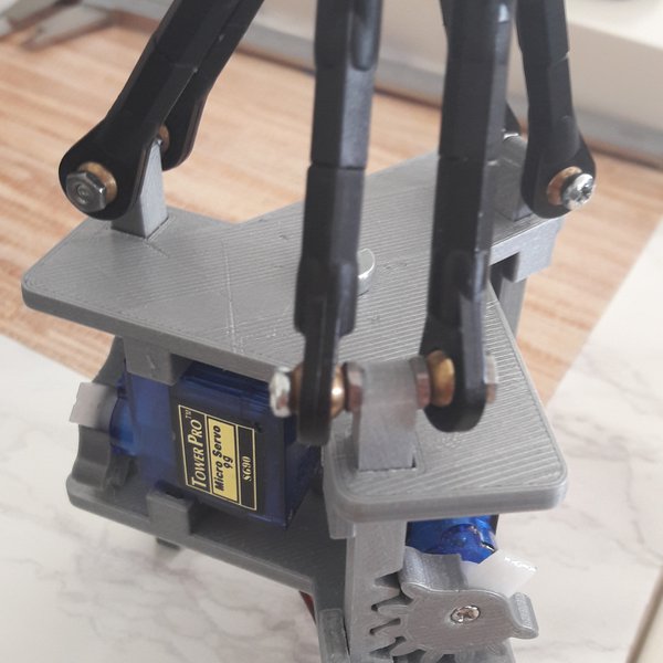 Linear Delta Robot 3D printed | Hackaday.io