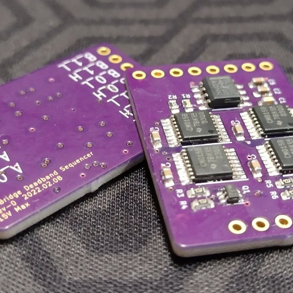 H-Bridge Deadband Sequencer | Hackaday.io