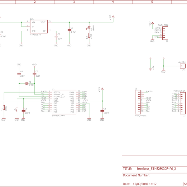STM32F030 BREAKOUT | Hackaday.io