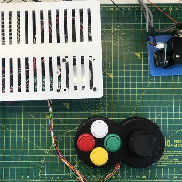 Laser Projected Asteroids on the ESP32 | Hackaday.io