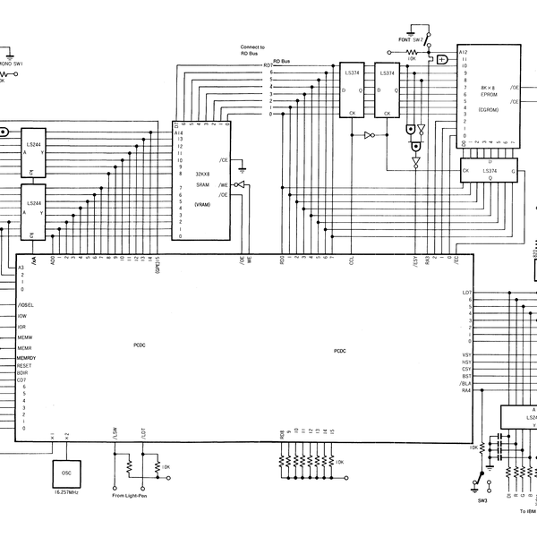 V6366 Hercules/MDA/CGA/EGA video chip | Hackaday.io