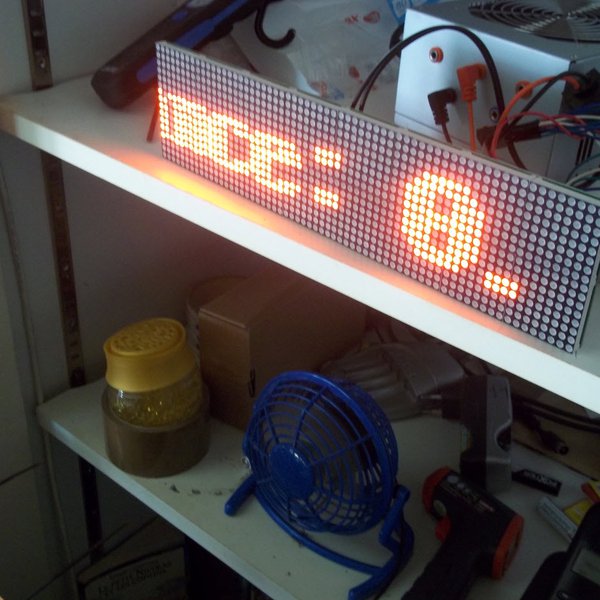 Internet controllable LED message marquee | Hackaday.io