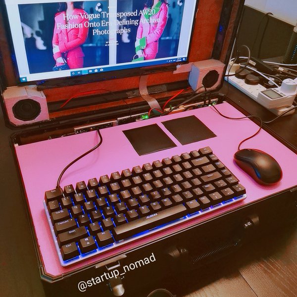 Gaming Briefcase PC (Pink Version). | Hackaday.io