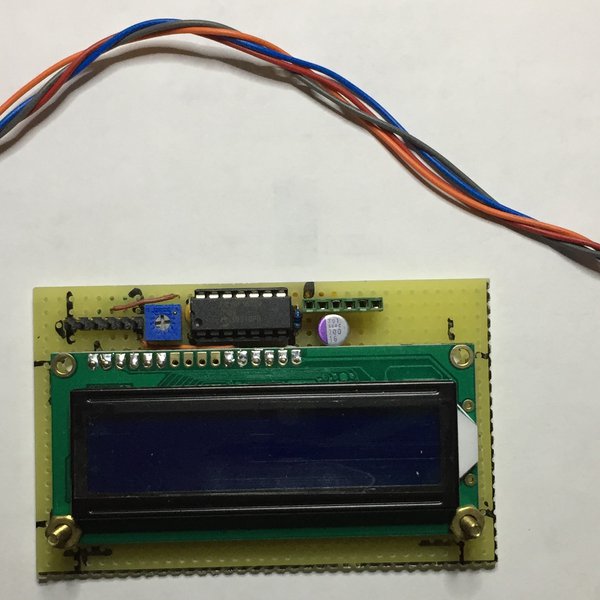 Hitachi 44780 LCD with RS232 | Hackaday.io