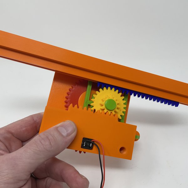 3D Printed Rack and Pinion, 3 to 1 Stroke. | Hackaday.io