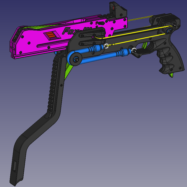 3D Printed Repeating Crossbow/Sling Shot Pistol | Hackaday.io