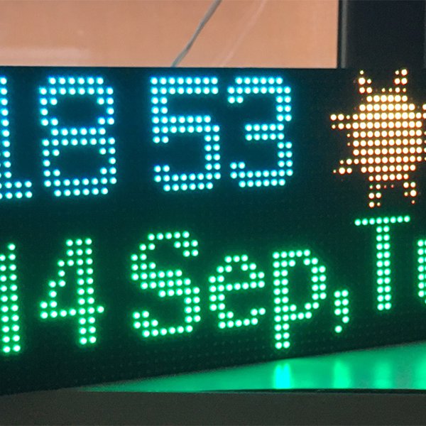 RGB P4 Led Matrix Clock based on ESP32 | Hackaday.io