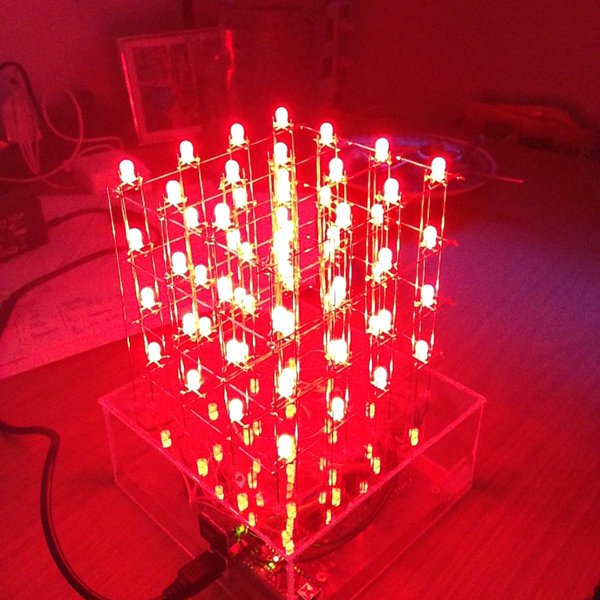 IoT RGB Led Cube 4x4x4 with Bluetooth | Hackaday.io