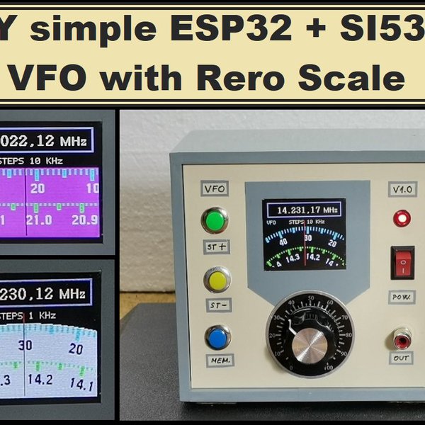 ESP32 VFO 10 KHz-160 MHz with Retro Analog Scale | Hackaday.io
