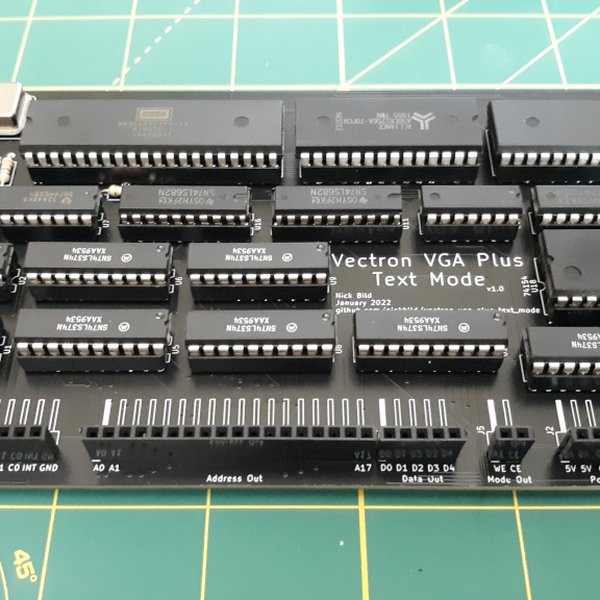 Vectron VGA Plus Text Mode | Hackaday.io