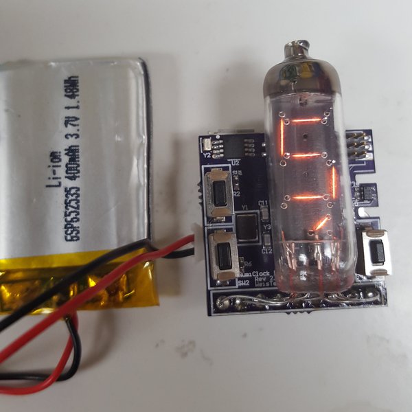 Micro Numitron Clock 