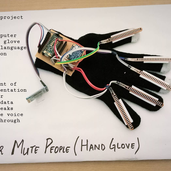 Human Computer Interface Glove for Sign Language | Hackaday.io