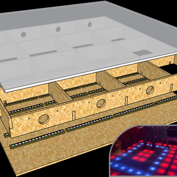 Interactive Disco Dance Floor | Hackaday.io