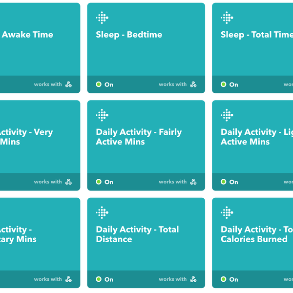 Fitbit IFTTT Dashboard | Hackaday.io