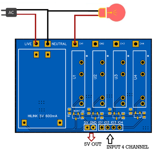4 Channel SOLID STATE RELAY Module | Hackaday.io