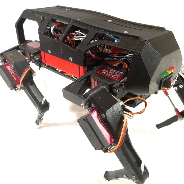 DIY hobby servos quadruped robot | Hackaday.io