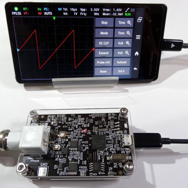 Android Oscilloscope DroidOscillo | Hackaday.io