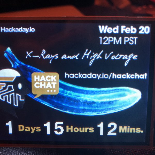 Hackchat countdown device | Hackaday.io