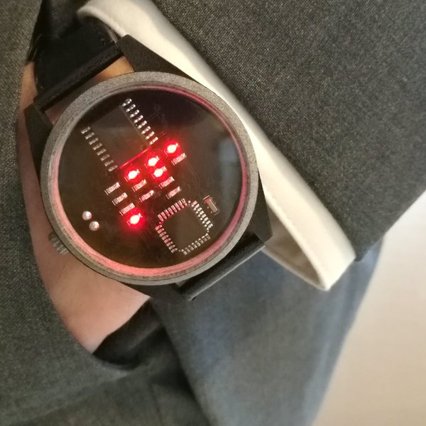 Binary Wrist Watch | Hackaday.io
