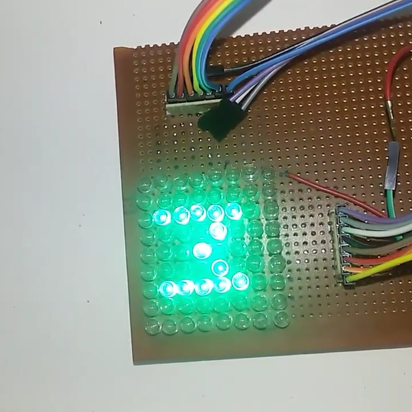LED MATRIX DISPLAY | Hackaday.io