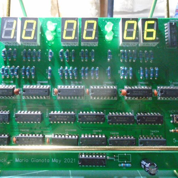 Hackaday Clock A Day Entry: CMOS Logic Clock | Hackaday.io