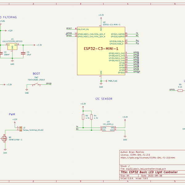 ESP32 LED Light Controller | Hackaday.io