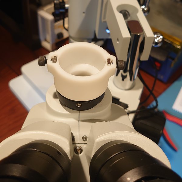 Spacer for 0.35x microscope reducer | Hackaday.io