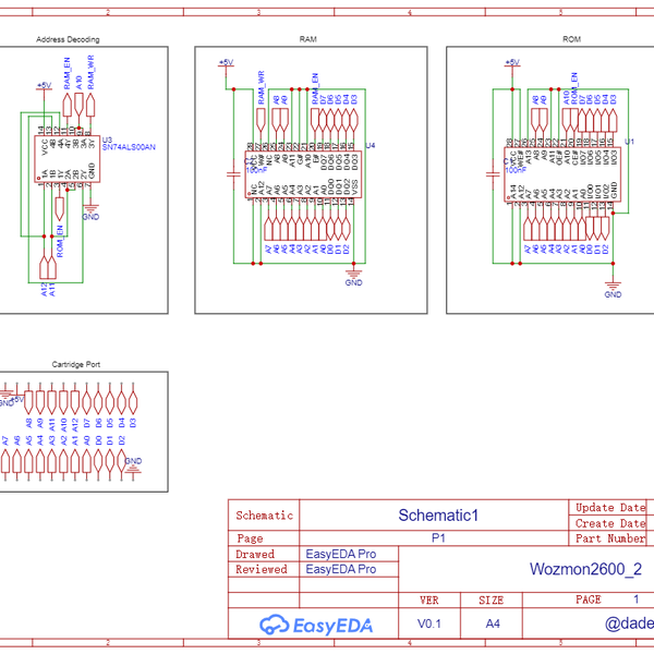 Atari 2600 running the Apple 1 Wozmon | Hackaday.io