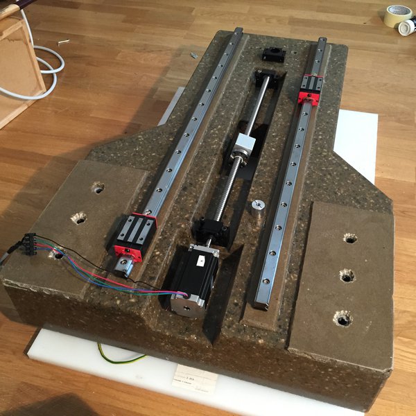 Epoxy concrete CNC milling machine | Hackaday.io