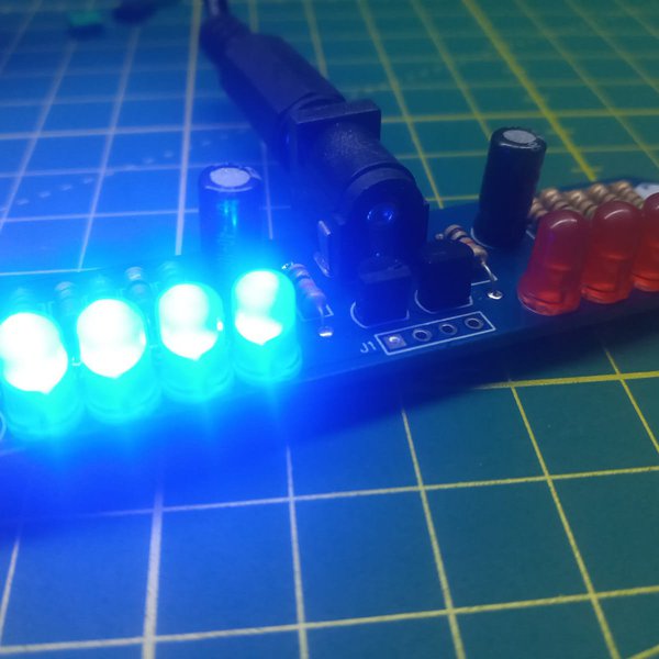 POLICE LIGHTS WITH BJT TRANSISTORS | Hackaday.io