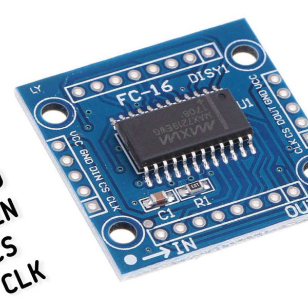 MAX7219 8x8 LED module clone | Hackaday.io