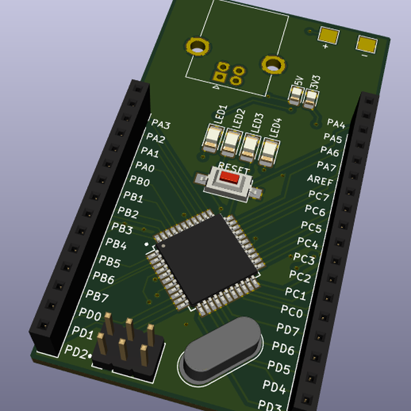 AVR 1284P Development Board | Hackaday.io AVR 1284P Development Board | Hackaday.io