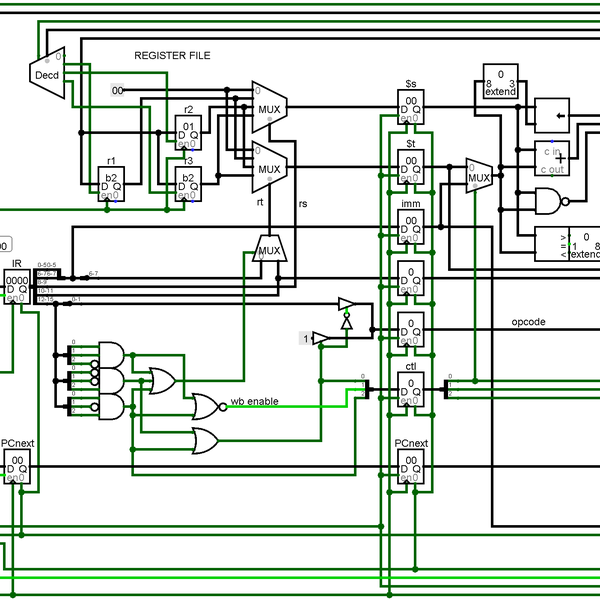 muCPU: an 8-bit MCU | Hackaday.io
