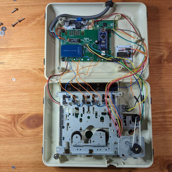 A Tapuino in a Commodore Cassette Deck | Hackaday.io