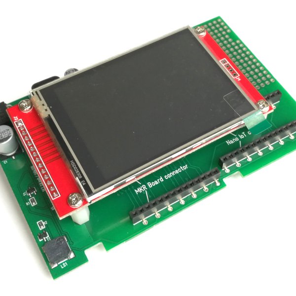 Arduino Mkr Touchscreen For Top Wall Mounting 6464
