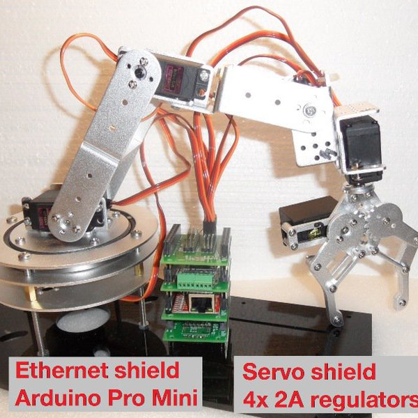 XBee controlled Robotic Arm | Hackaday.io