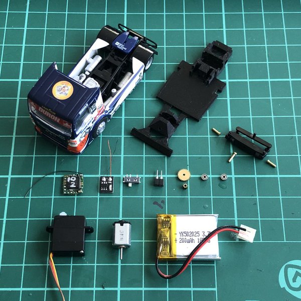 RC Race Truck in 1:87 scale with FPV-System | Hackaday.io