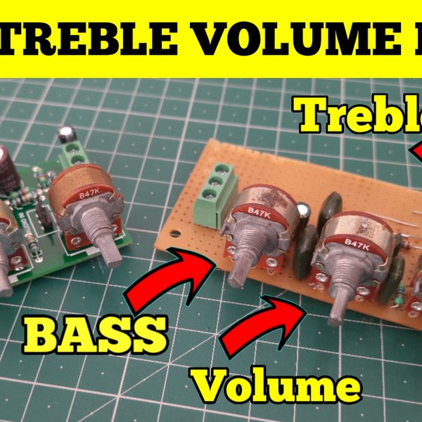 Bass Treble and Volume control circuit Pre-Amp. | Hackaday.io