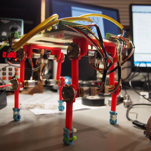 Quadruped Robot with Custom Leg Controllers | Hackaday.io