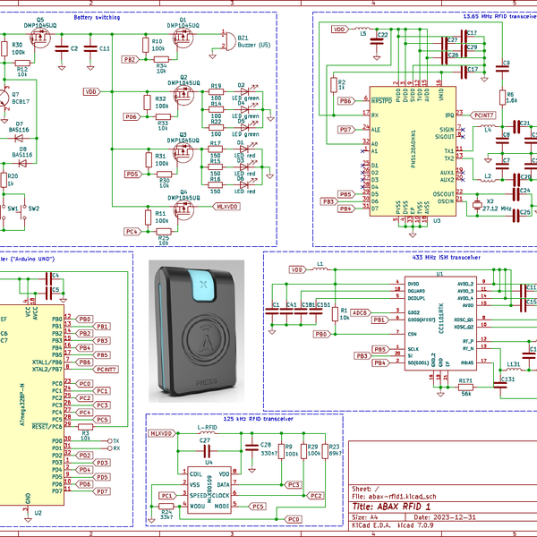 Reversing ABAX RFID 1 for Schematic | Hackaday.io