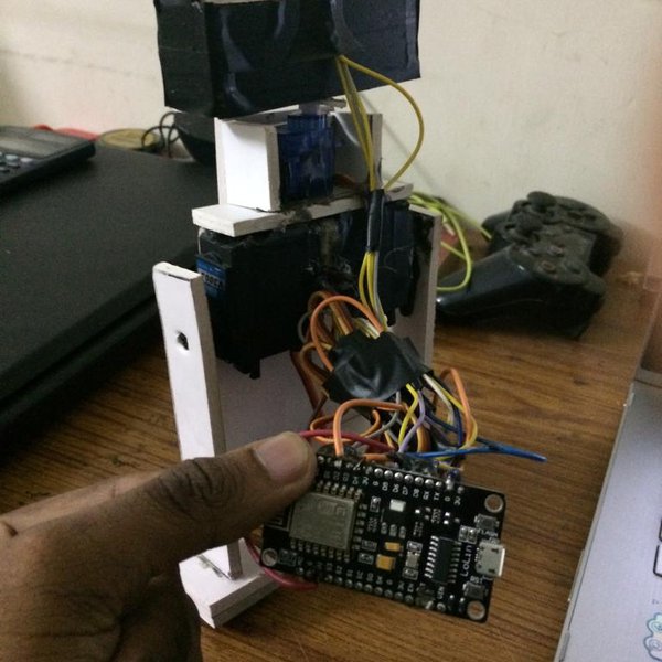 Simple obstacle avoiding walking robot | Hackaday.io