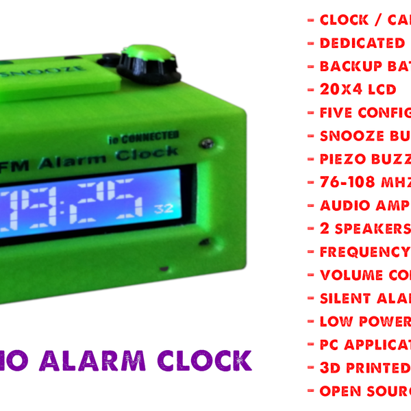 Radio Alarm Clock | Hackaday.io