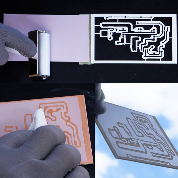 Making PCBs with 3D printed stencil and UV paint | Hackaday.io