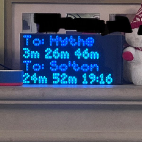Matrix Display - HUB75 display for Home Assistant | Hackaday.io