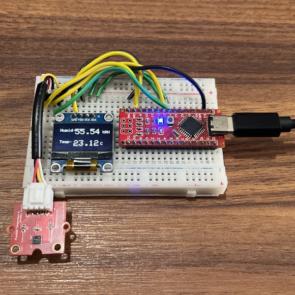 Si7021 Based Temperature And Humidity Sensor 