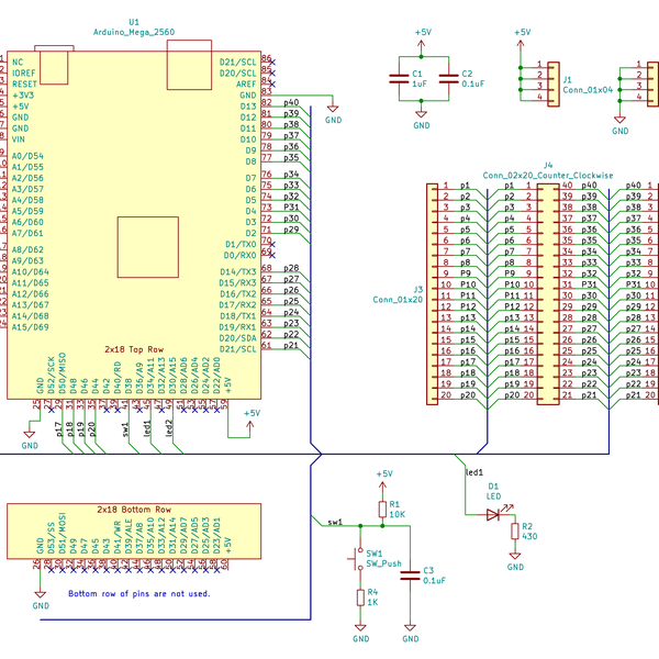 Arduino Mega 2560 ZIF Socket Shield | Hackaday.io